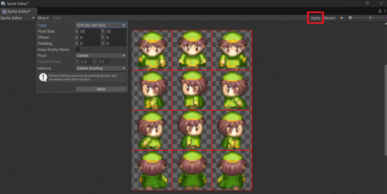 【Unity】スプライトを分割して1枚ずつ画像を使う方法 | ともくんのゲーム作り部屋