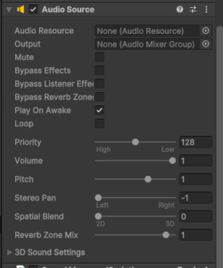 【Unity】AudioSourceコンポーネントとは？音を発生させる役割 | ともくんのゲーム作り部屋
