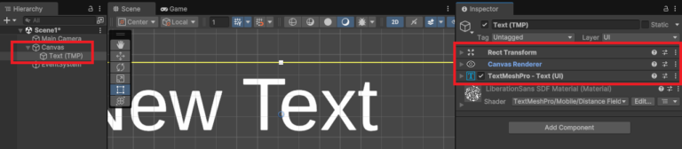 【Unity】TextMeshProとは？ゲーム内にテキストを表示できる | ともくんのゲーム作り部屋