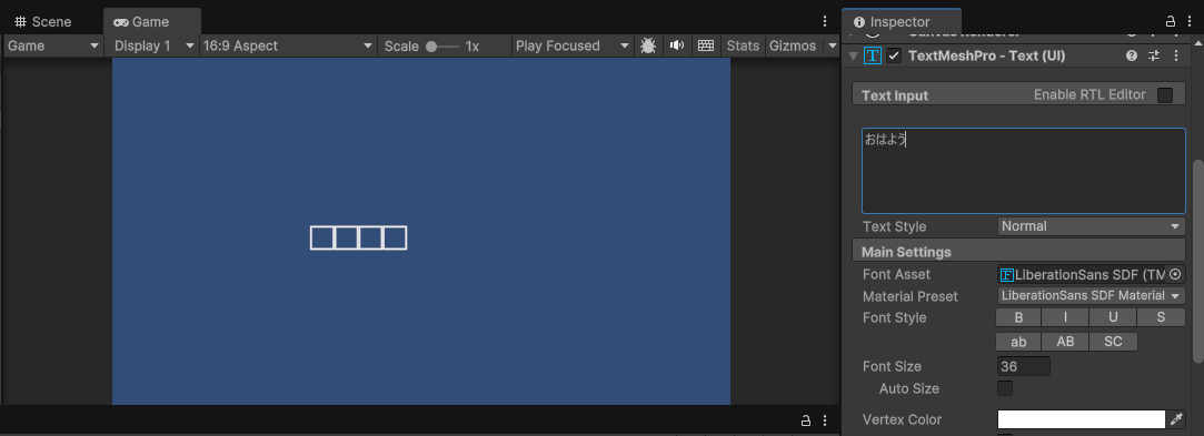 【Unity】TextMeshProで日本語を表示させる方法 | ともくんのゲーム作り部屋