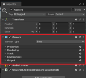 【Unity】Cameraコンポーネントとは？ゲームを映し出すための機能 | ともくんのゲーム作り部屋