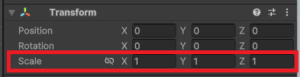 【Unity】localScaleとは？オブジェクトの大きさを決める変数 | ともくんのゲーム作り部屋