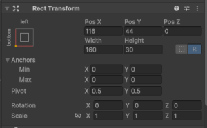 【Unity】RectTransformとは？UIの表示場所を決めるコンポーネント | ともくんのゲーム作り部屋