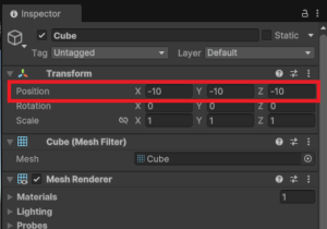 【Unity】Transformコンポーネントとは？オブジェクトの座標を管理している機能 | ともくんのゲーム作り部屋