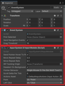 【Unity】EventSystemとは？ユーザーの入力からイベントを送信する機能 | ともくんのゲーム作り部屋