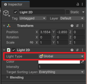 【Unity】Light(ライト)オブジェクトの基本的な使い方や種類を理解しよう！ | ともくんのゲーム作り部屋