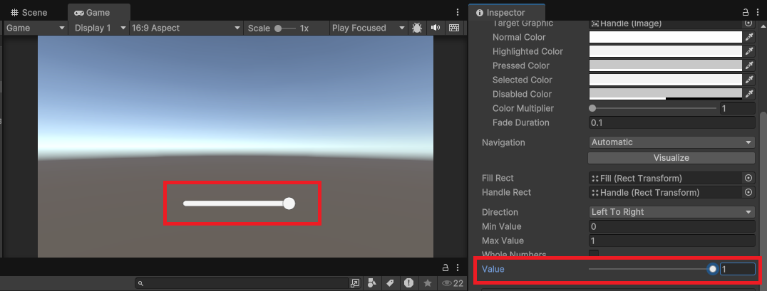 【Unity】UIのスライダーを使ってゲーム内での処理を作る方法 | ともくんのゲーム作り部屋