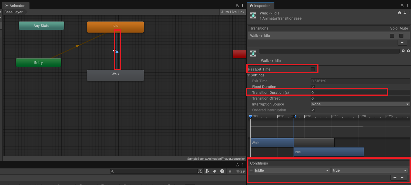 【Unity】アニメーションの切り替えをbool型で実装する方法 | ともくんのゲーム作り部屋